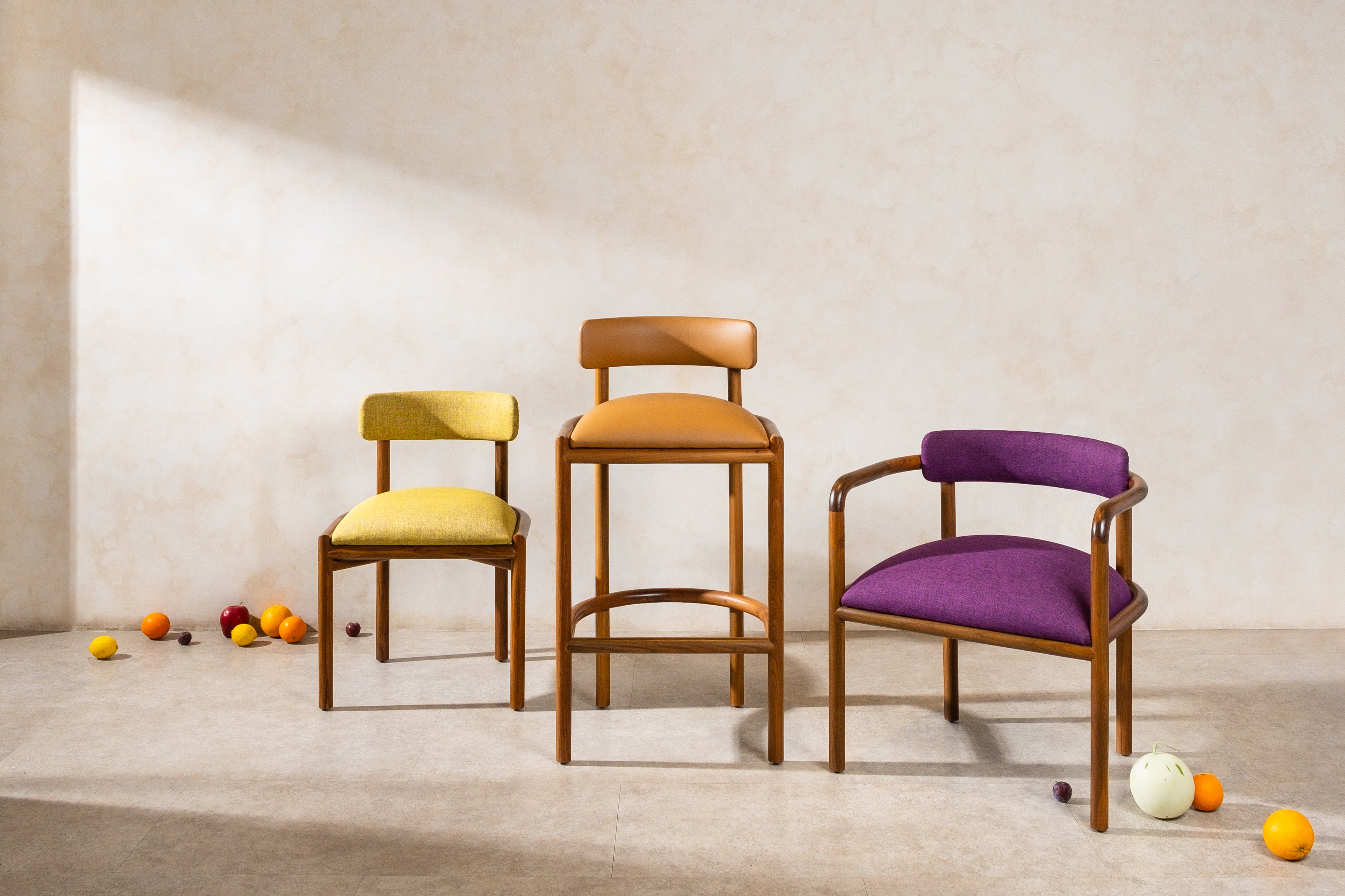 Cinta Wood Chairs – Reddie